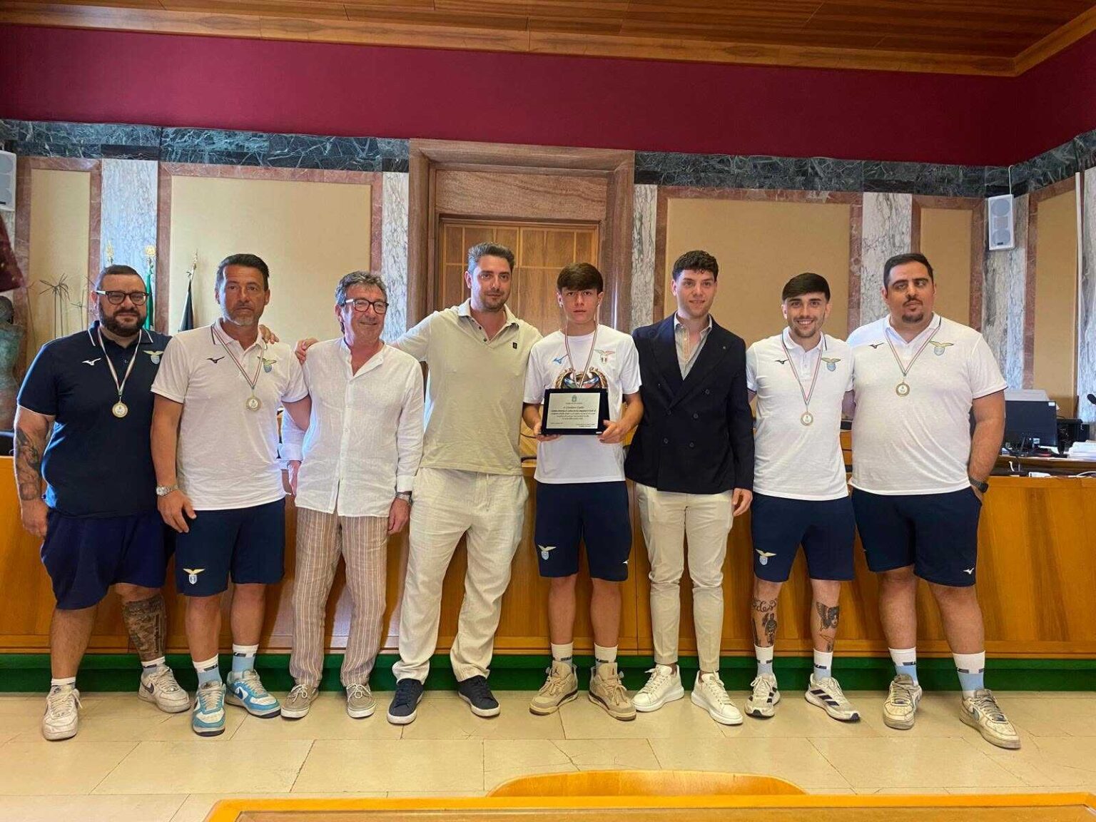 Latina celebra Giordano Gatto, campione d’Italia Under 15 di calcio a 5 ...